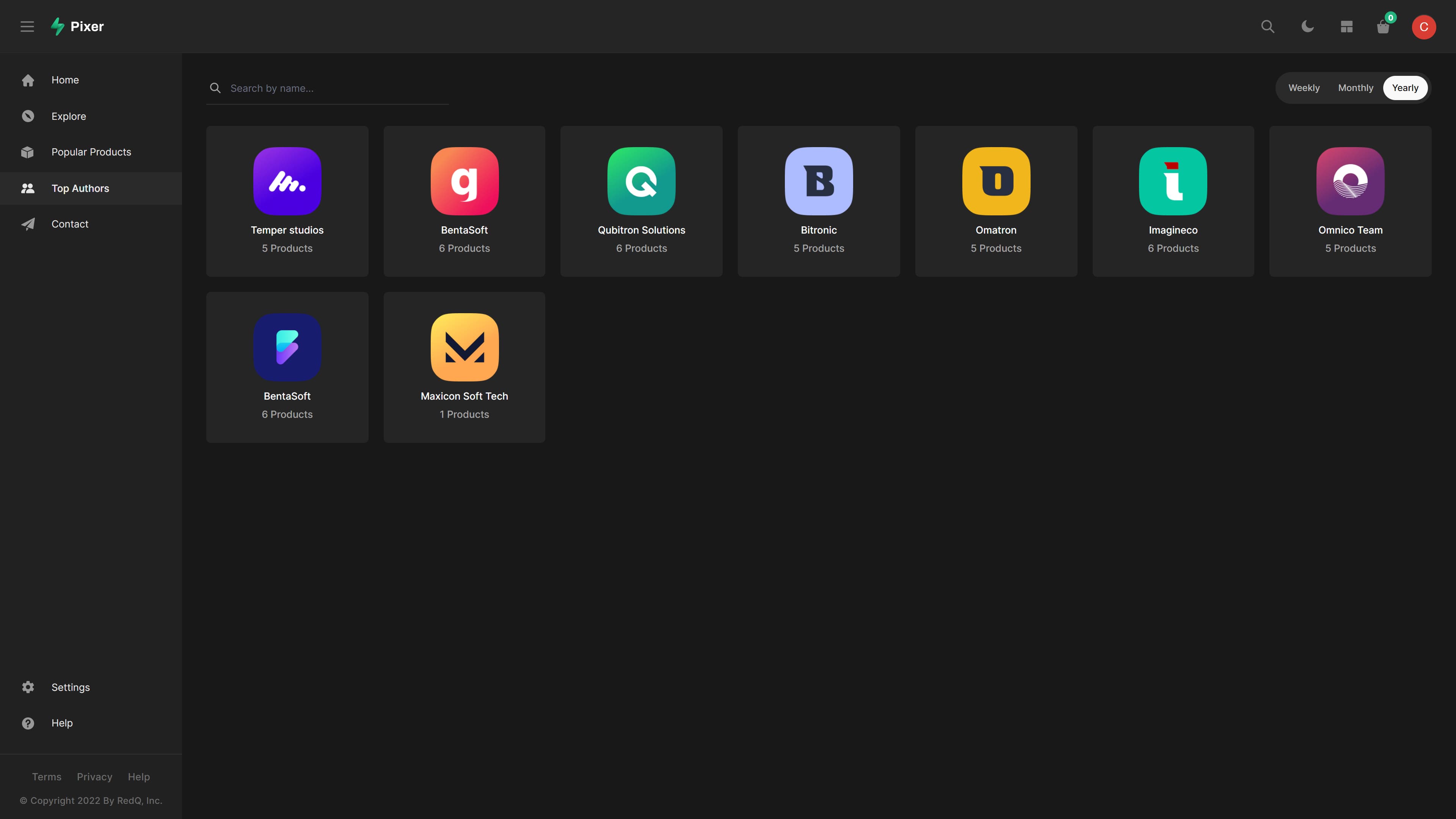 Pixer - React Laravel Multivendor Digital Marketplace by redqteam